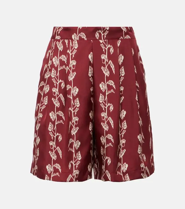 Asceno Carros Silk Twill Bermuda Shorts