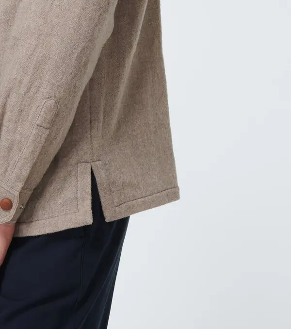 Giorgio Armani Hooded Virgin Wool Blouson