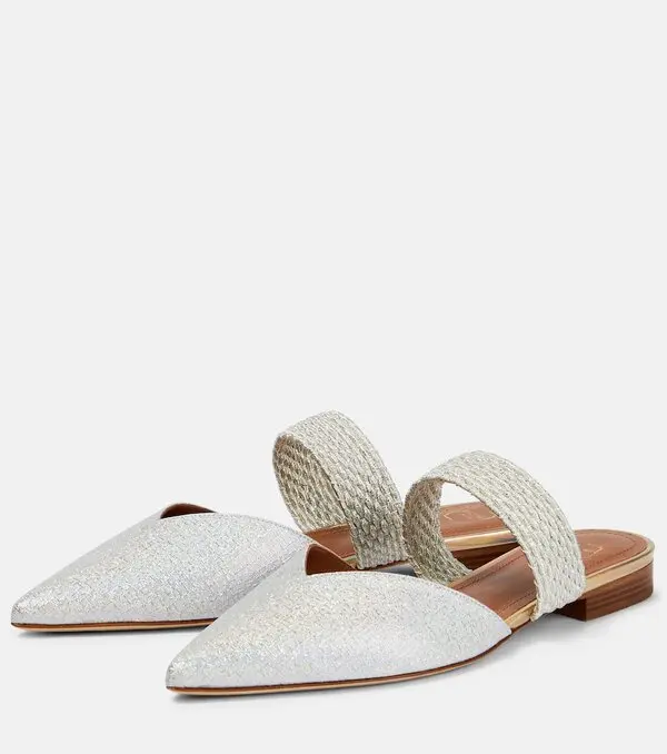 MALONE SOULIERS Maisie Lurex Mules