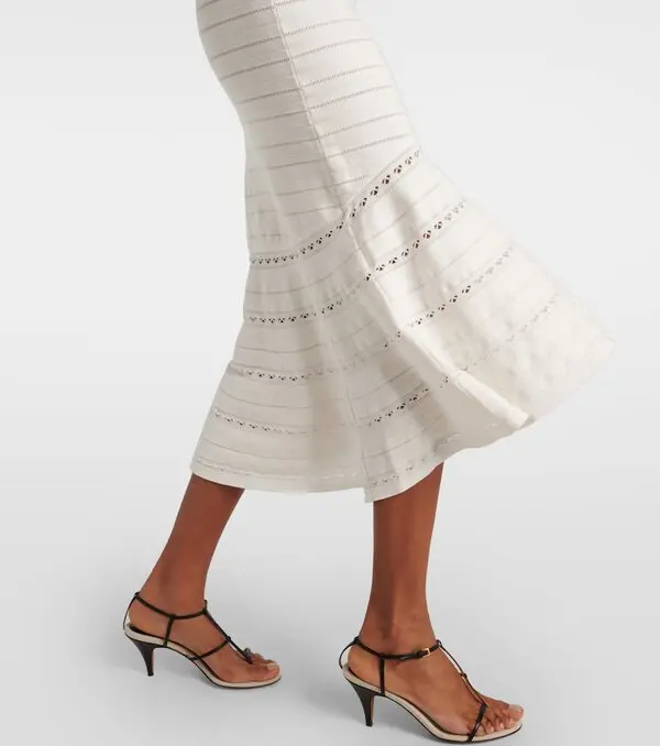 Victoria Beckham Cami Cutout Midi Dress