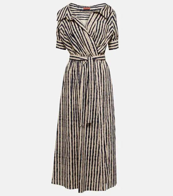 Altuzarra Lydia Off-shoulder Midi Dress - Multicoloured