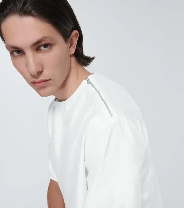 JIL SANDER Blouson Silk Blend T-shirt