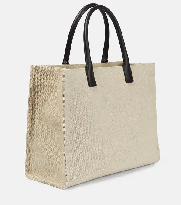Versace La Medusa Canvas Tote - Beige