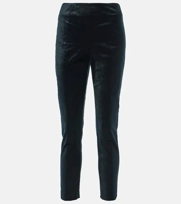 Veronica Beard Honolulu Velvet Slim Pants