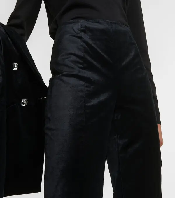Veronica Beard Honolulu Velvet Slim Pants