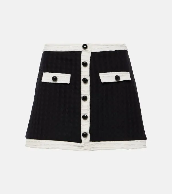ADRIANA DEGREAS Jacquard Miniskirt - Multicoloured