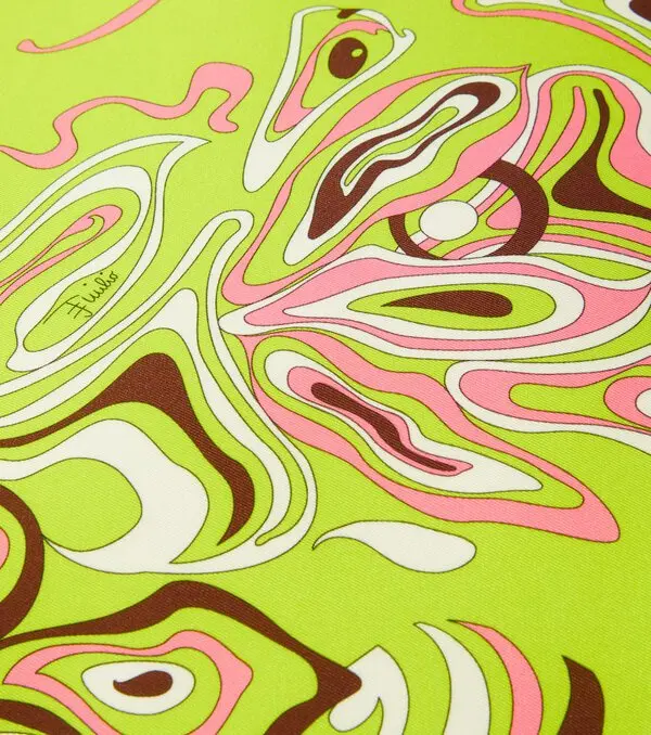 Emilio Pucci Printed Cotton Cushion