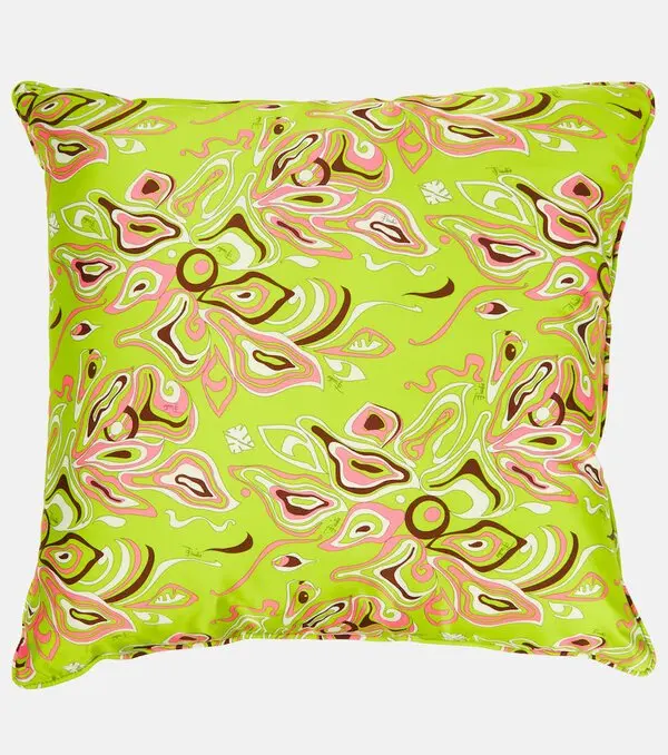 Emilio Pucci Printed Cotton Cushion