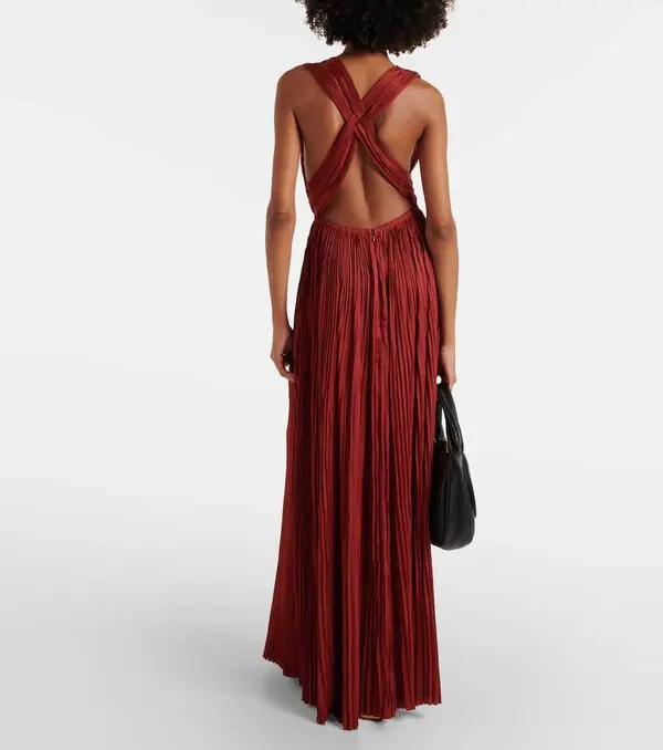 Ulla Johnson Veda Gathered Gown - Brown