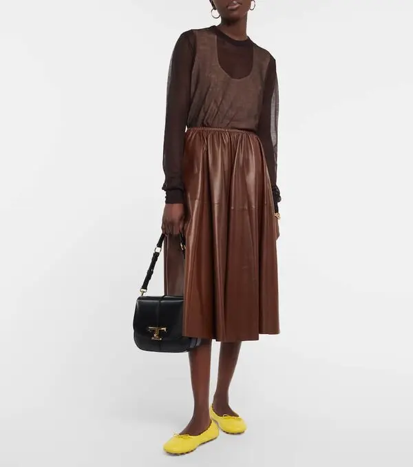 TOD'S Sheer Cotton-blend Sweater
