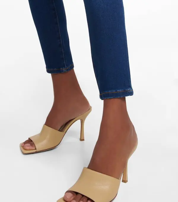 FRAME Le Skinny De Jeanne High-rise Jeans - Blue