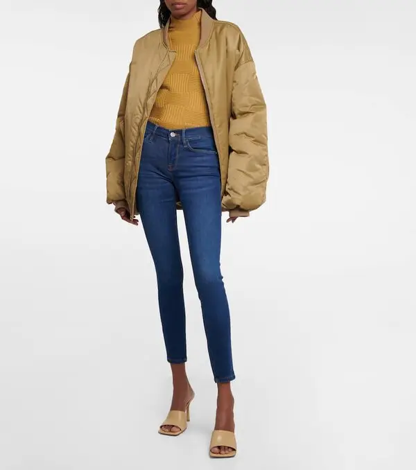 FRAME Le Skinny De Jeanne High-rise Jeans - Blue