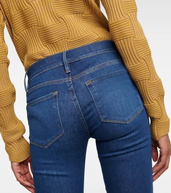 FRAME Le Skinny De Jeanne High-rise Jeans - Blue