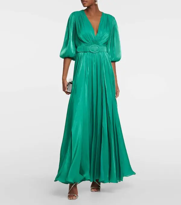 Costarellos Brennie Georgette Gown