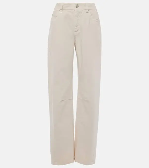 Brunello Cucinelli Mid-rise Straight Jeans