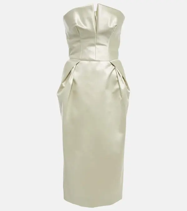 MAISON MARGIELA Satin Midi Dress