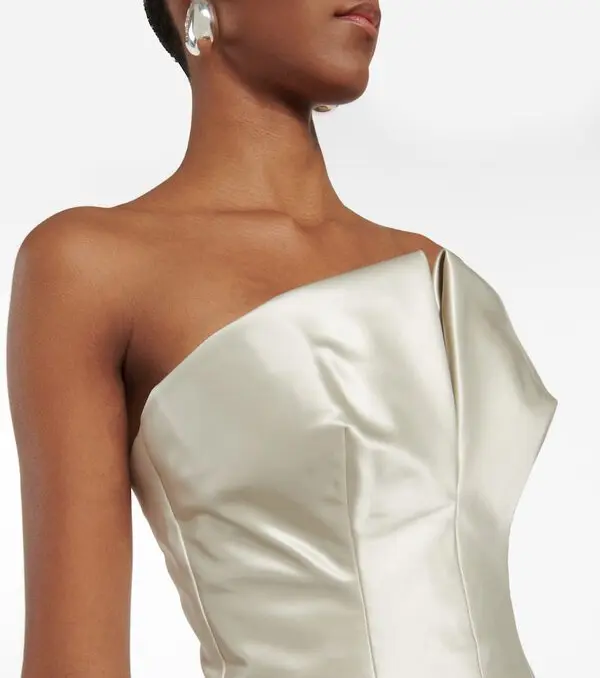MAISON MARGIELA Satin Midi Dress