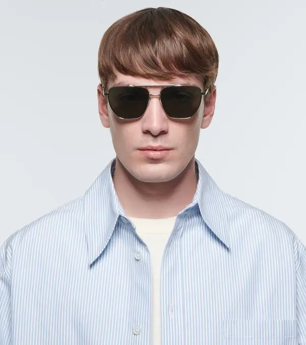 Bottega Veneta Metal-frame Sunglasses