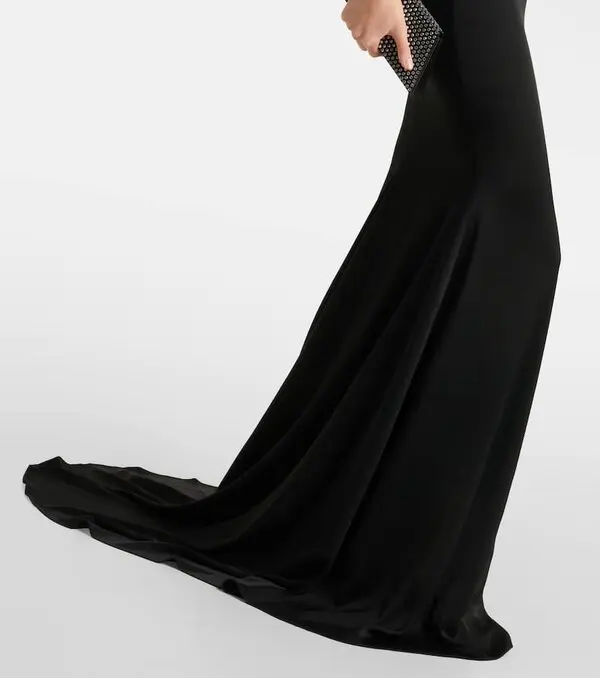 Alex Perry Gathered Strapless Gown