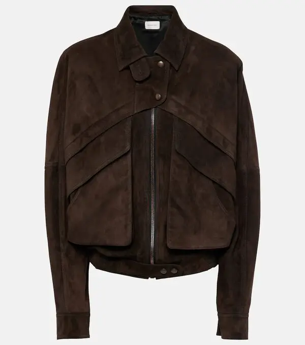Magda Butrym Suede Leather Jacket