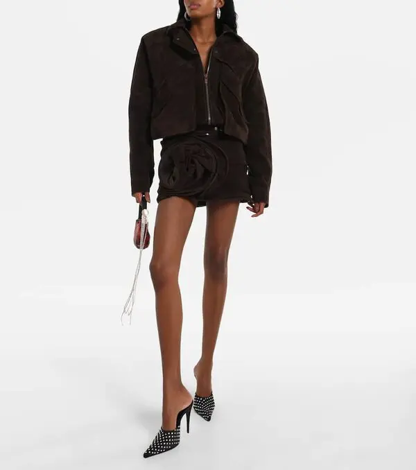 Magda Butrym Suede Leather Jacket