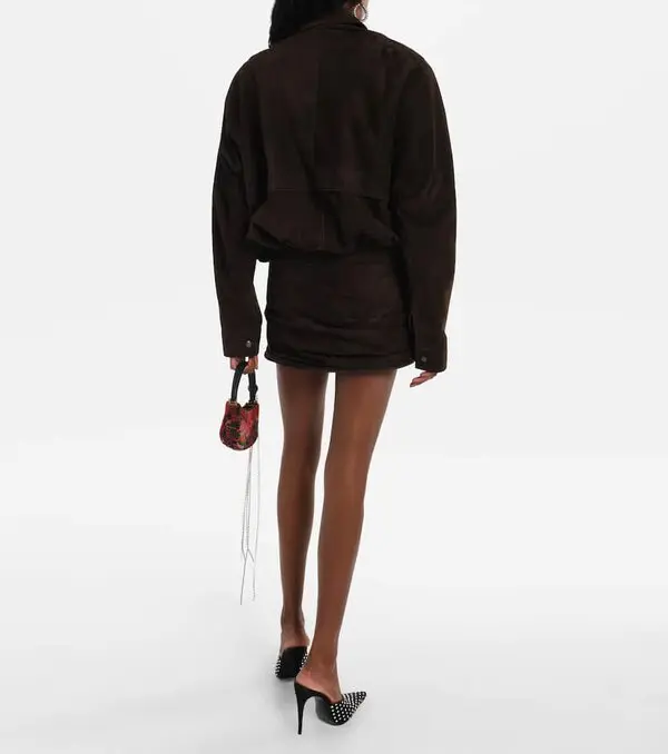 Magda Butrym Suede Leather Jacket
