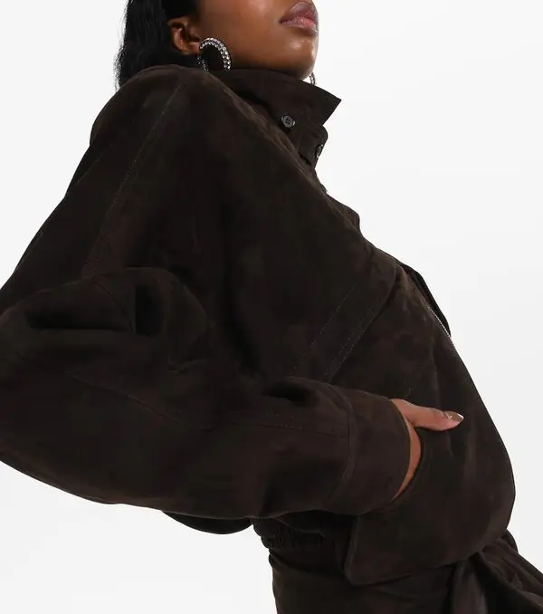 Magda Butrym Suede Leather Jacket