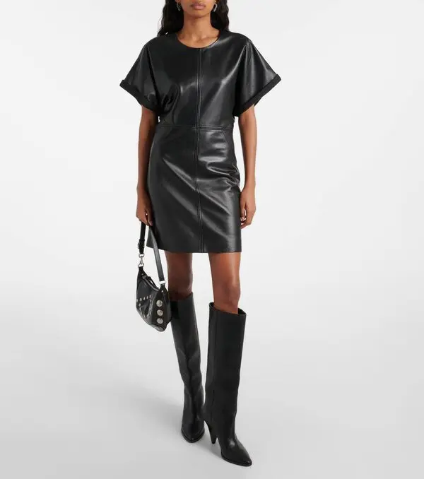 Isabel Marant Étoile Faustilia Mini Leather Dress