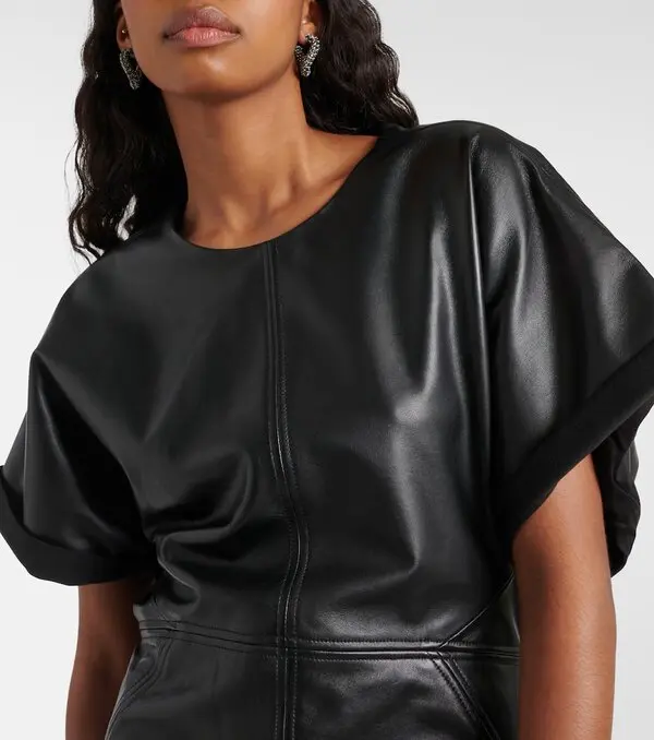 Isabel Marant Étoile Faustilia Mini Leather Dress