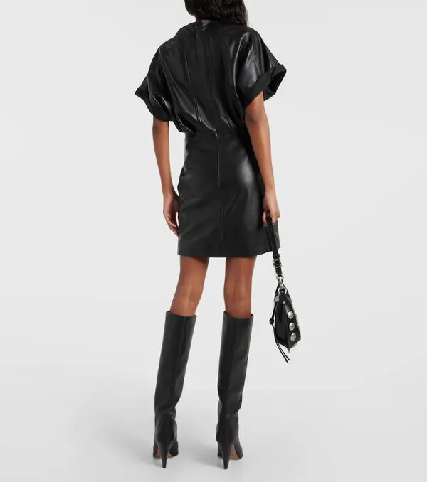 Isabel Marant Étoile Faustilia Mini Leather Dress