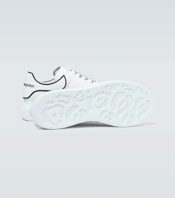 Alexander McQueen Oversized Leather Sneakers - White