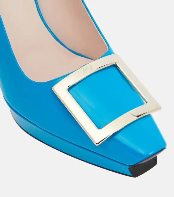 ROGER VIVIER Trompette Patent Leather Pumps