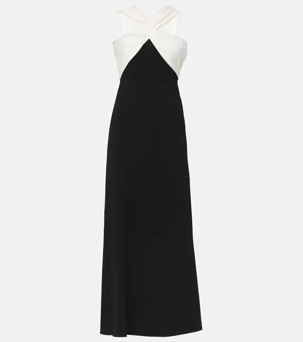 Roland Mouret Off-shoulder Maxi Dress