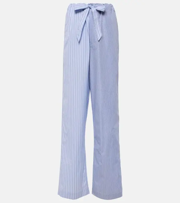 MAISON MARGIELA Straight Leg Trousers - Blue