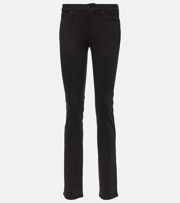 7 For All Mankind High-rise Straight Jeans