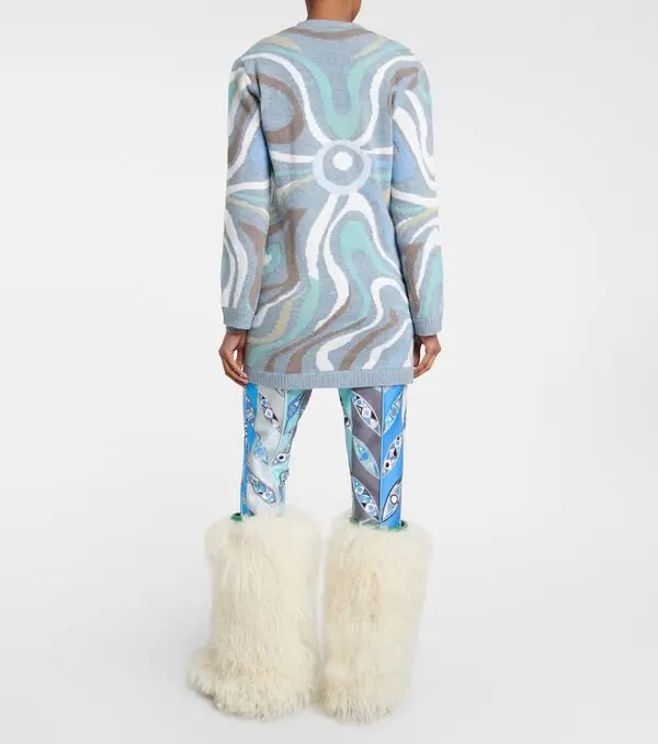 Emilio Pucci X Fusalp Intarsia Wool Cardigan