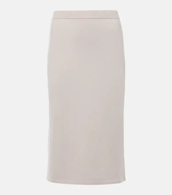 Max Mara Alice Wool-blend Midi Skirt