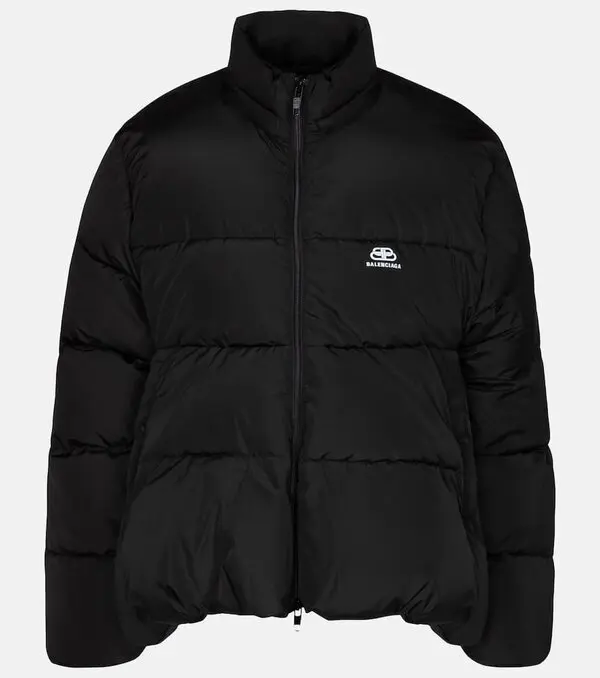 Balenciaga C-shape Puffer Jacket - Black