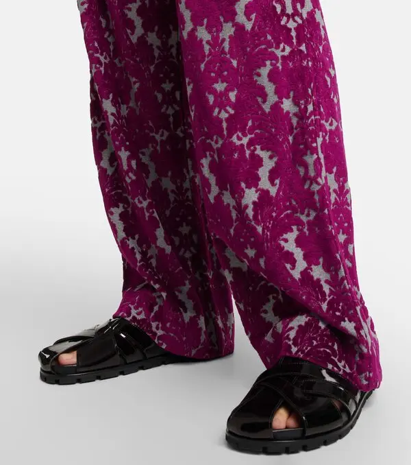 Dries Van Noten Patent Leather Sandals