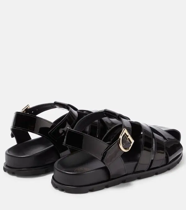 Dries Van Noten Patent Leather Sandals