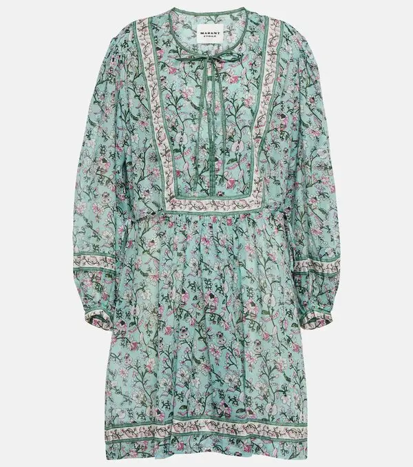 MARANT ETOILE Floral Cotton Minidress