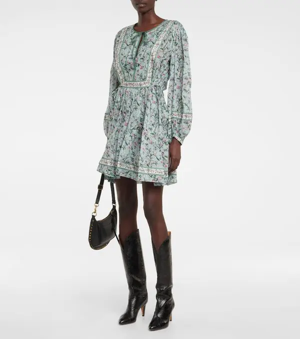 MARANT ETOILE Floral Cotton Minidress