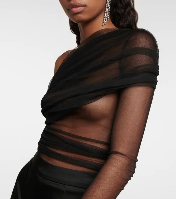 Christopher Esber Sheer Silk Top