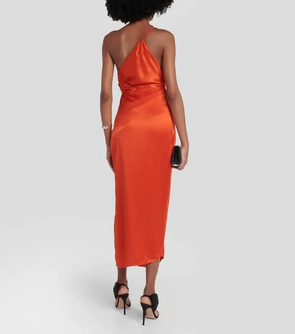 THE SEI One-shoulder Midi Dress
