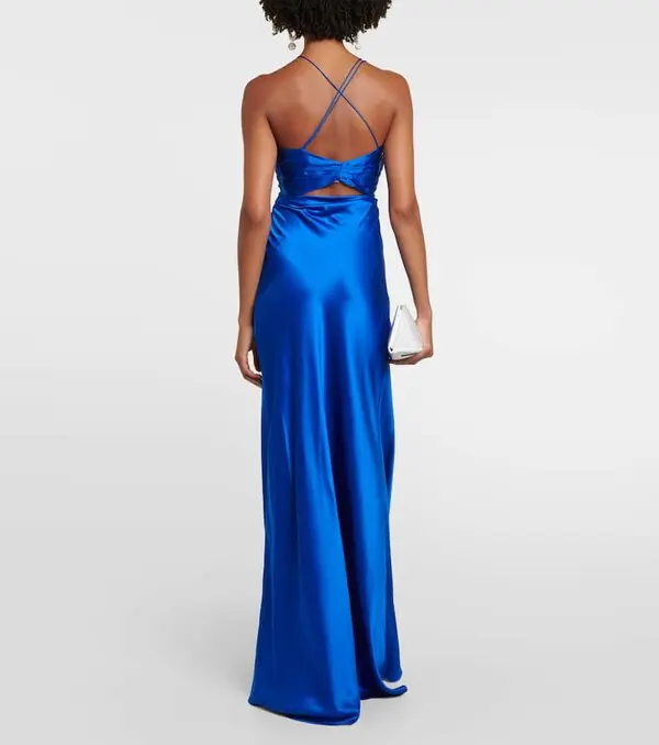 THE SEI Asymmetrical Cutout Gown