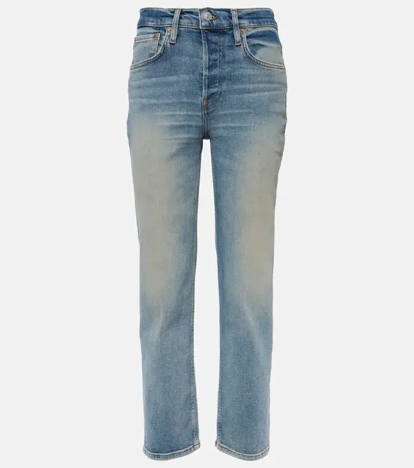 RE/DONE Mid-rise Straight Leg Jeans