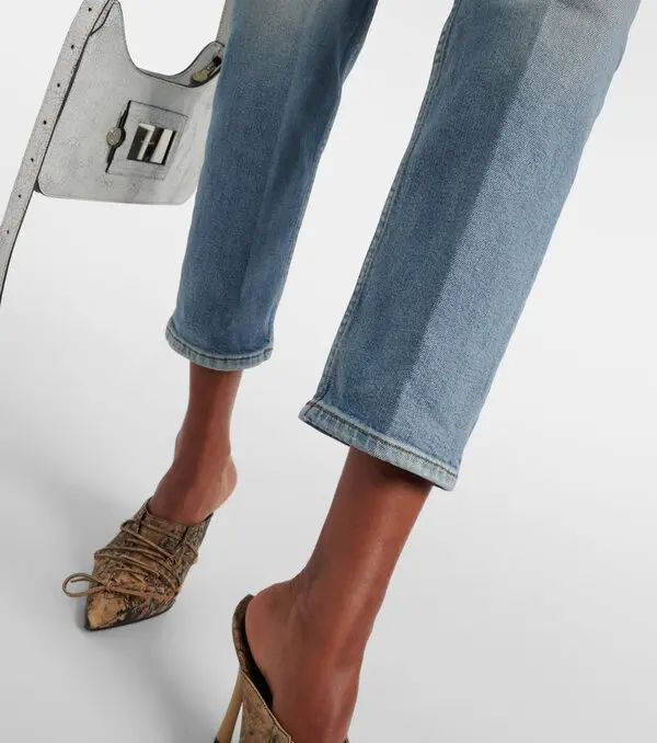 RE/DONE Mid-rise Straight Leg Jeans