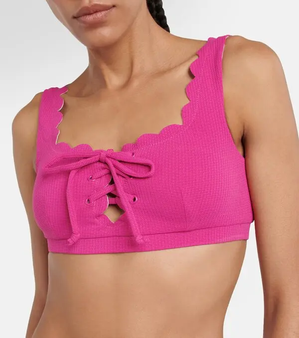 Marysia Scalloped Bikini Top