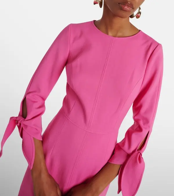 Carolina Herrera Wool-blend Midi Dress