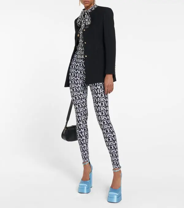 Versace Medusa Aevitas Platform Pumps - Blue